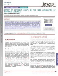 SUBJECT CLASSIFICATION (Example ... - The IIOAB Journal