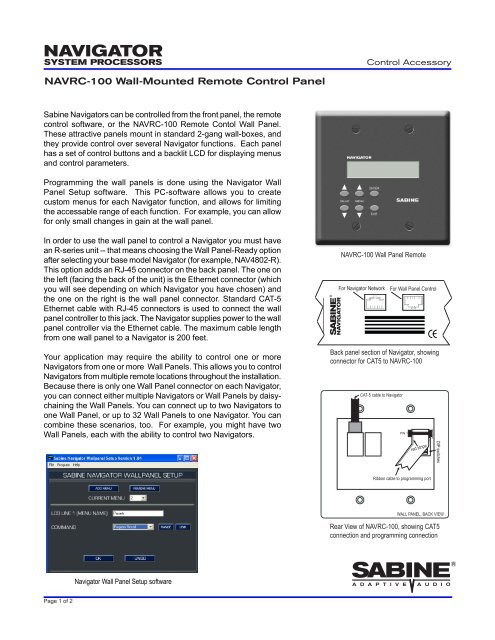 Navigator-Wall-Panel-Brochure-080125 - Sabine, Inc.