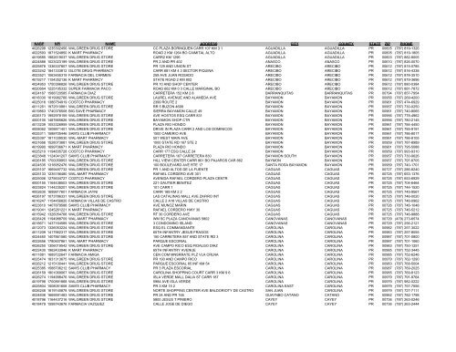 NABP NPI NAME ADDRESS CITY COUNTY STATE ... - RxAmerica