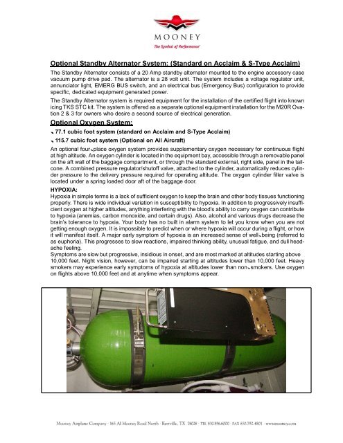 Optional Standby Alternator System - Delta Aviation LLC