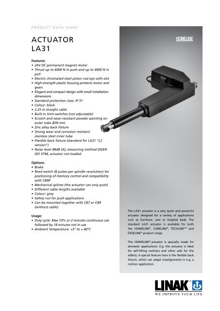 actuator La31 - Linak