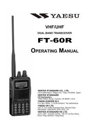 Yaesu FT-60 Cheat Sheet Store a Frequency in a Memory Channel ...