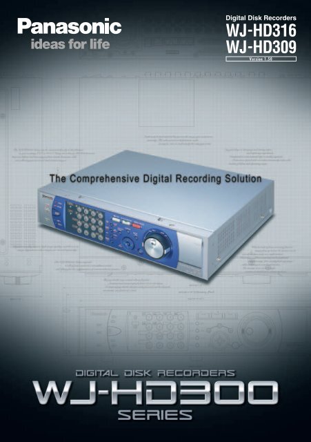 Panasonic WJ-ND300 Network Disk Recorder - Network Webcams