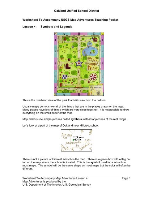 Map Legend Symbols School