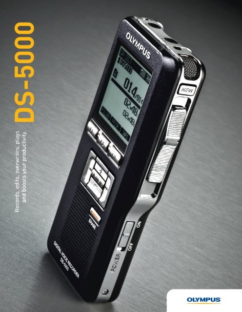 Olympus DS-5000 Digital Portable Recorder Brochure (PDF 1.8MB)