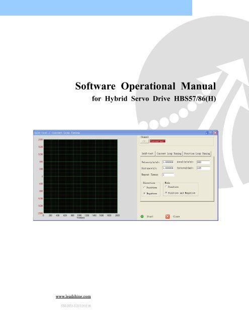 Software Operational Manual - Leadshine
