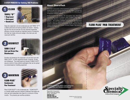 flow plusâ ¢ pan treatment - media - DiversiTech