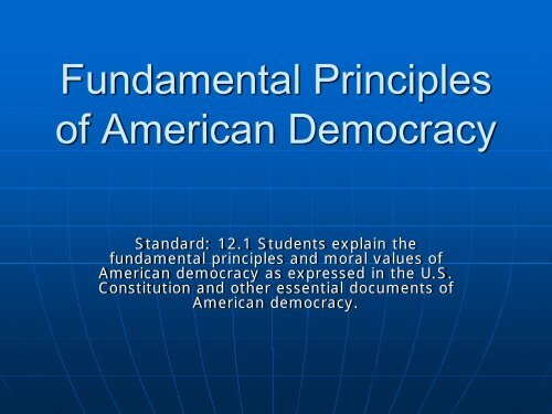 Fundamental Government