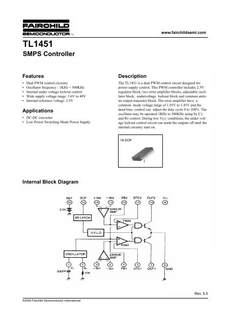 TL1451 SMPS Controller