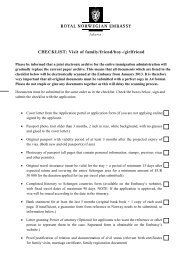 CHECKLIST OF DOCUMENTS FOR OCI CARD (MINOR) - VFS Global