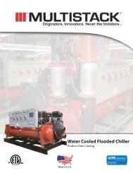 Air Cooled MagLev Flooded Chiller Product Catalog - Multistack