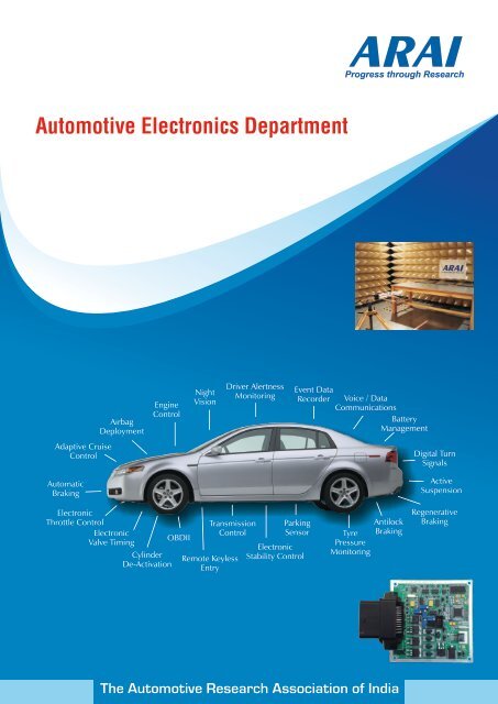View Brochure - The Automotive Research Association of India