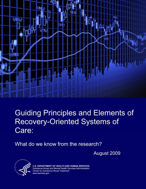 Guiding Principles and Elements of Recovery-Oriented Systems of ...