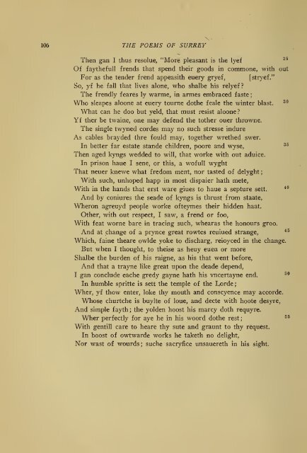 ; 106 THE POEMS OF SURREY