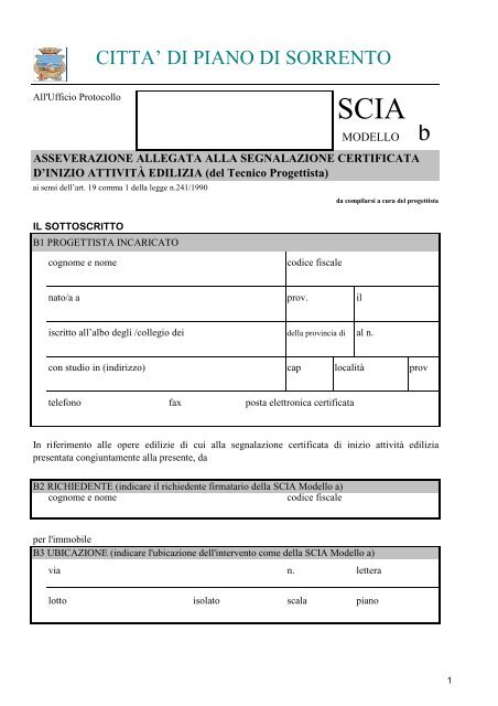 occhio vertiginoso Senza valore documenti scia edilizia transitorio ...