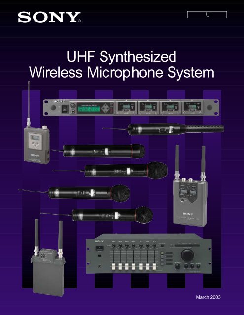 UHF Synthesized Wireless Microphone System