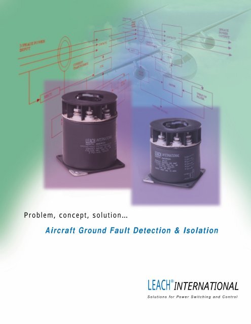 Aircraft Ground Fault Detection And Isolation Esterline