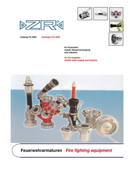 Katalog FA2005 - ZR Armaturen GmbH