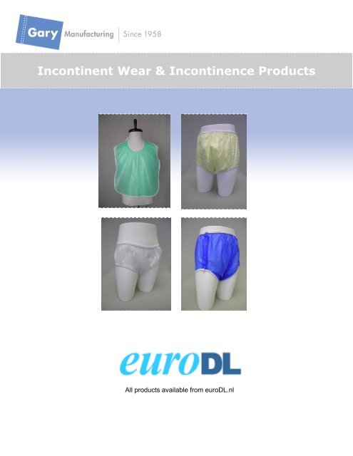 Incontinent Wear & Incontinence Products - euroDL
