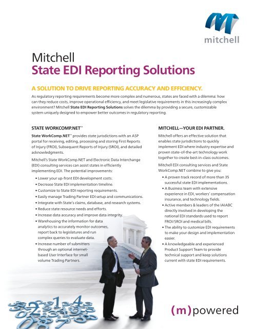 Download State EDI Reporting Brochure - Mitchell International