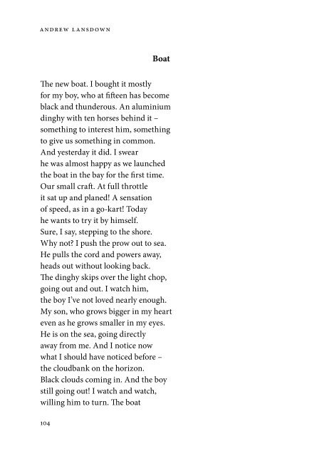 Two Poets sample poem