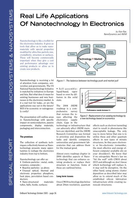 Real Life Applications Of Nanotechnology In Electronics - OnBoard ...