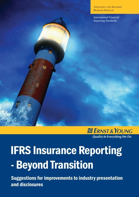 IFRS Insurance Reporting - Beyond Transition