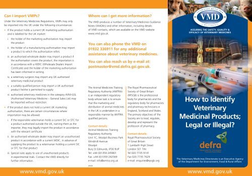 How to Identify Veterinary Medicinal Products - Veterinary Medicines ...