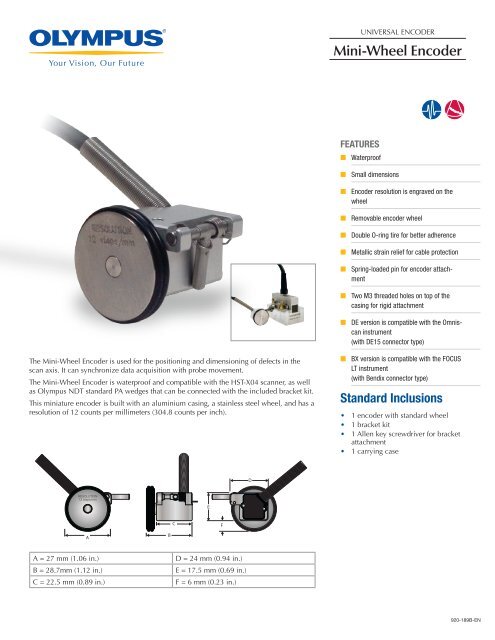 Mini Wheel Encoder Universal Encode - Epsilon NDT