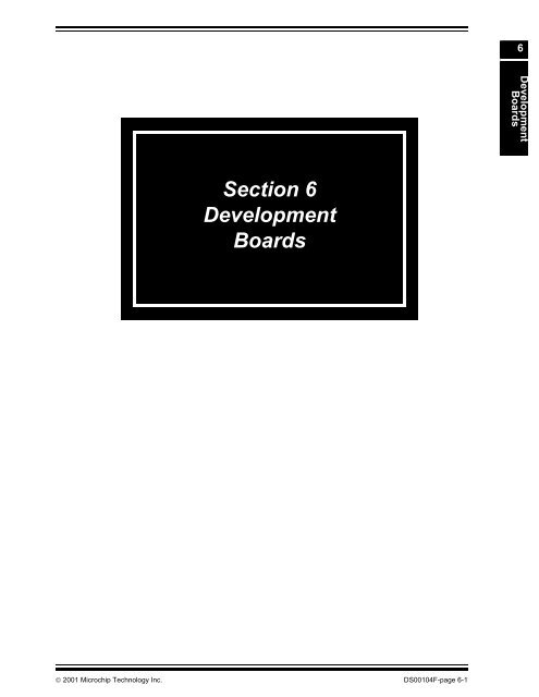 Section 6 Development Boards