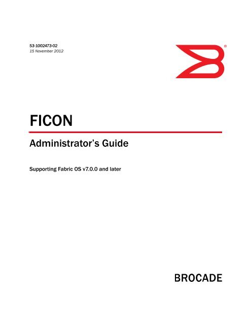 FICON Administrator's Guide - Brocade