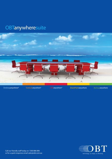 Introduction to the OBT Anywhere Suite - OBTs