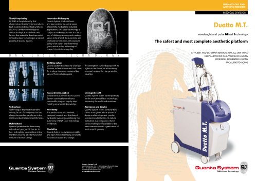 Quanta System Duetto MT laser - MediCom