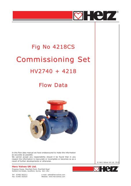 Flow Charts - Herz Valves UK