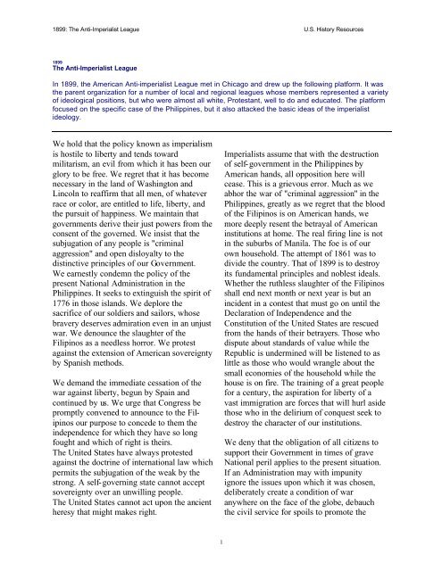 Anti Imperialist League