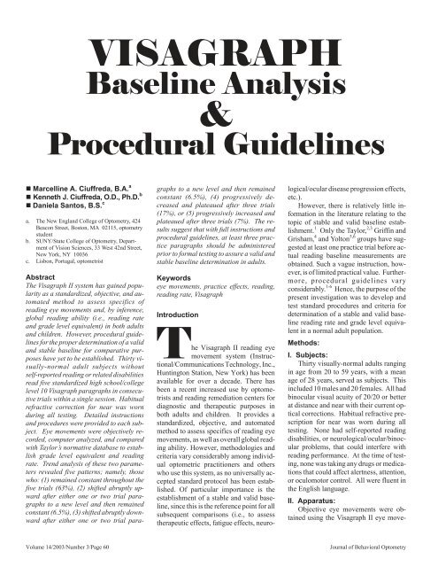 14-3 Ciuffreda.pdf - Optometric Extension Program Foundation