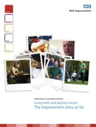 Example care plan template NHS Improvement