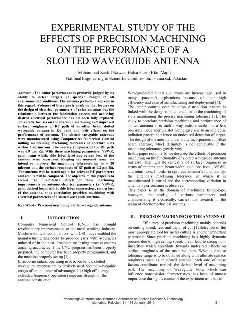 design and measurement techniques of light weight ... - Ibcast