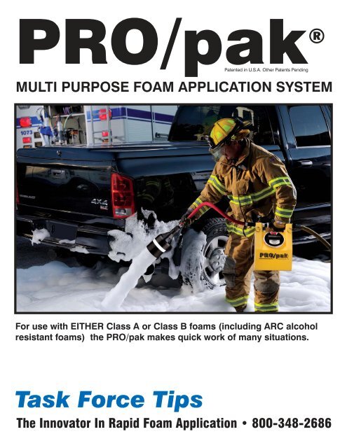 PRO/pak Brochure - Task Force Tips