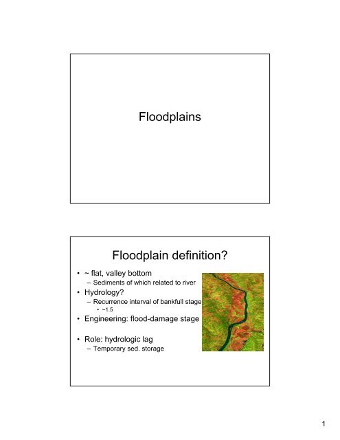 Floodplain Definition