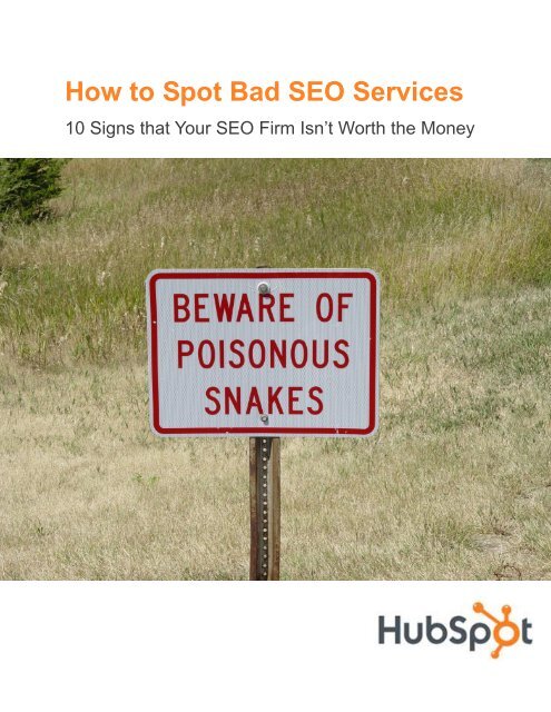 SEO snake oil notes