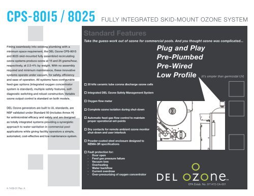 CPS-8015/8025 - DEL Ozone