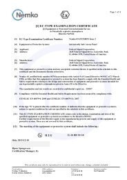 EC Type Examination Certificate @,, ,o =* o ,," ,u - Young Tech Co.,Ltd