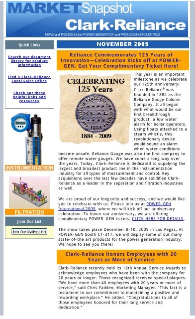 Reliance Products List