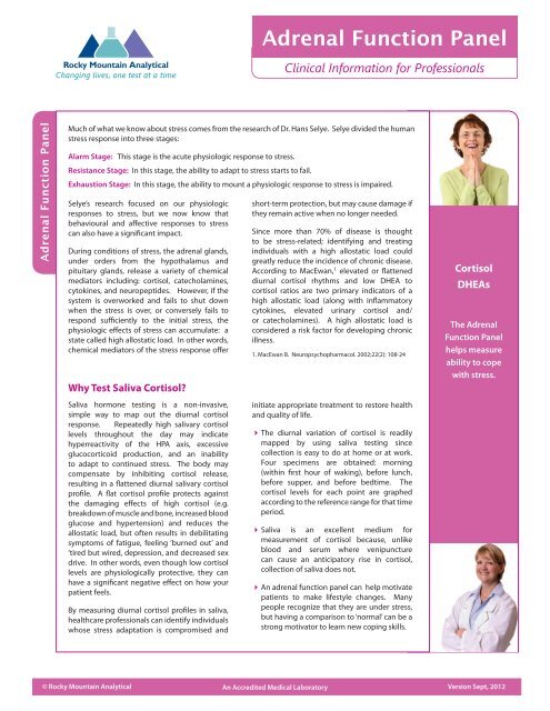 Adrenal Function Panel - Rocky Mountain Analytical