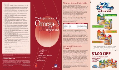 Omega3 Brochure_US.qxd - Burnbrae Farms