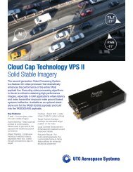 TASE400 Data Sheet - Cloud Cap Technology