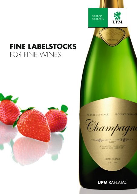FINE LABELSTOCKS - UPM Raflatac