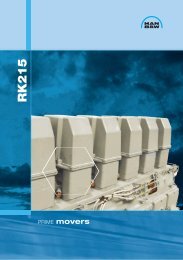 RK270 Marine Diesel Engine - MAN Diesel & Turbo