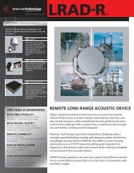 LRAD 1000X - LRAD Corporation